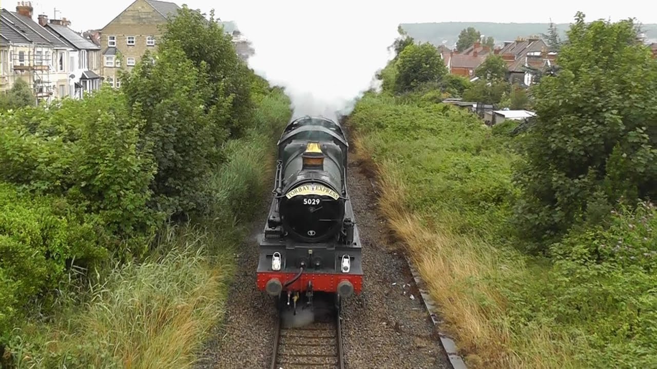 Noisy Steam Train: 5029 Nunney Castle, Torbay Express, 4th Aug 2013 ...