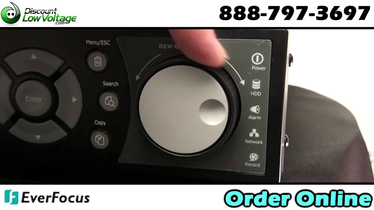 Everfocus Endeavor Security Camera DVR | Discount-Low-Voltage.com - YouTube