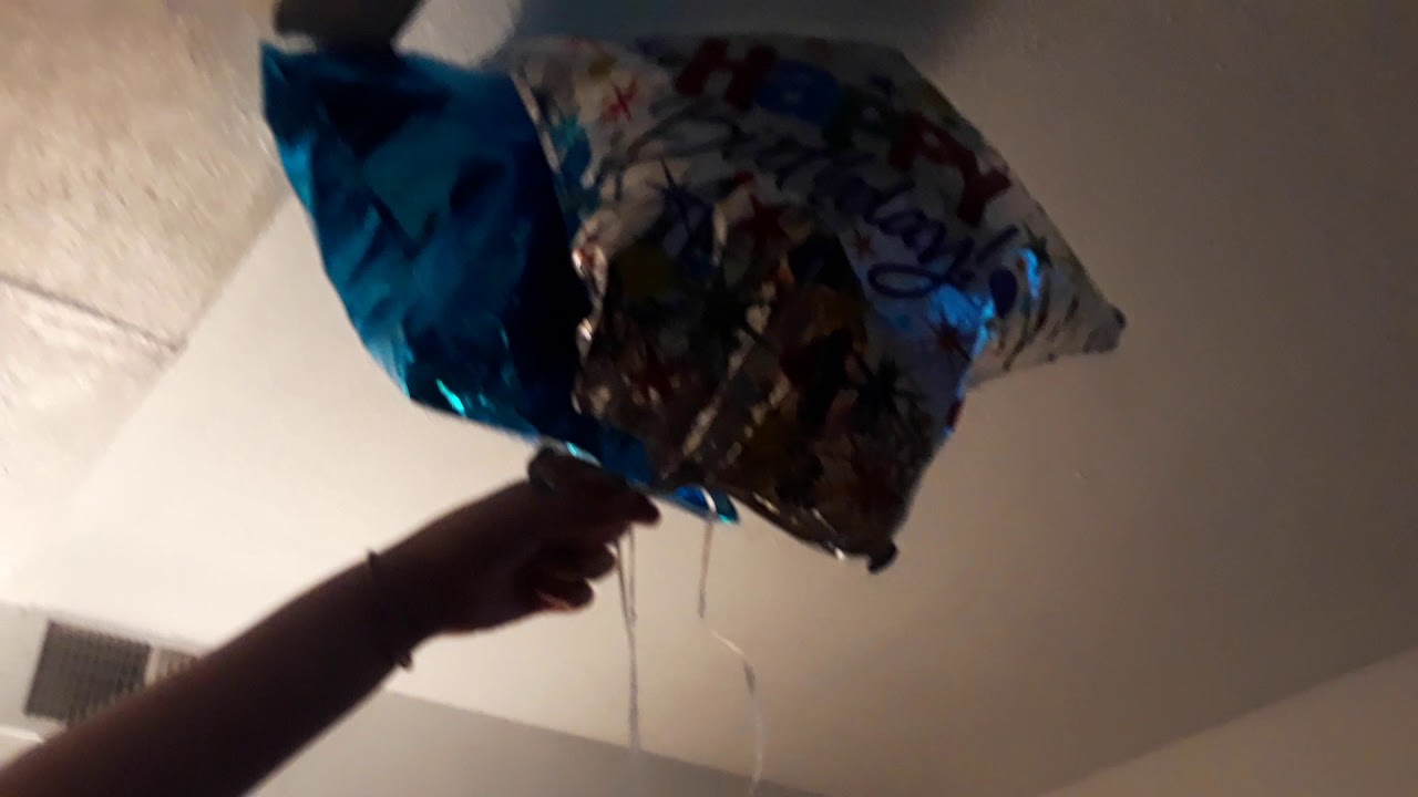 Bendy is tied up by balloons - YouTube