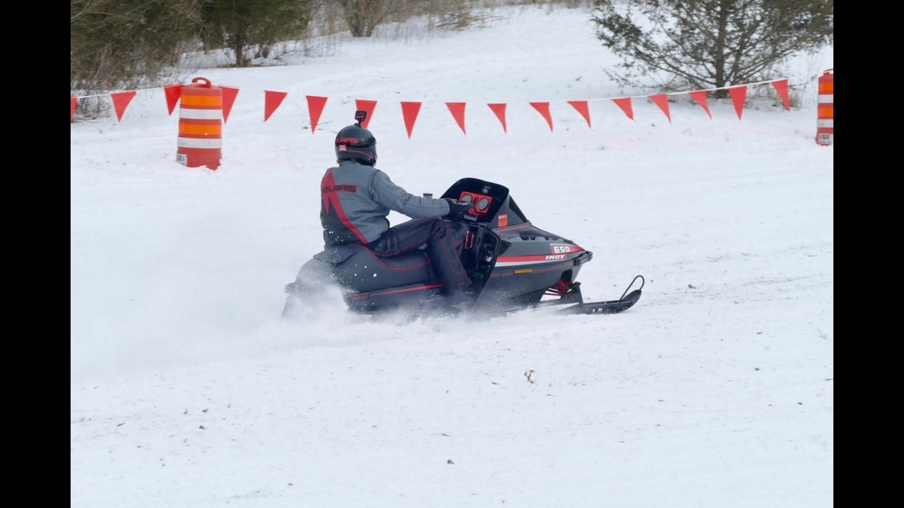 Sno-Bol Laps on Indy 650 - YouTube