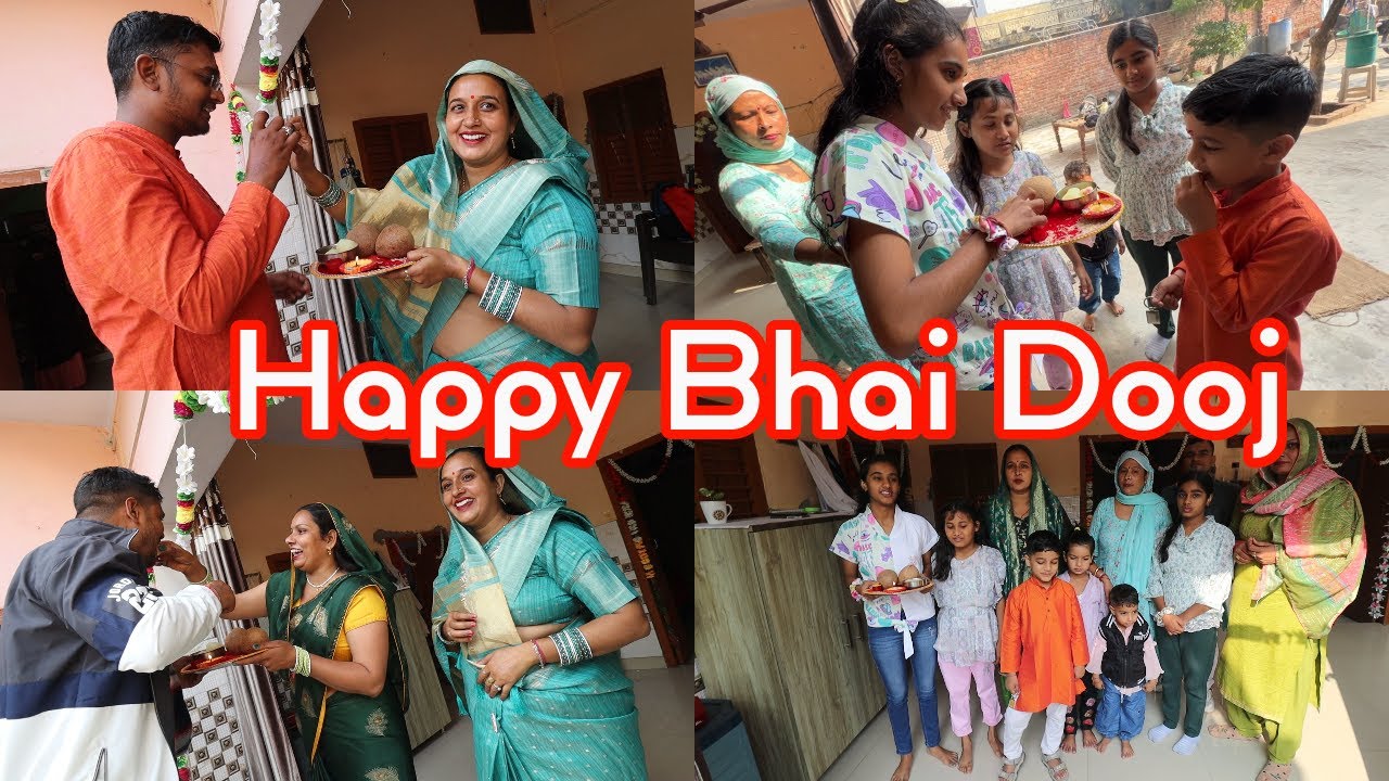 Celebration of Bhai Dooj festival || Pal Family Vlogs - YouTube