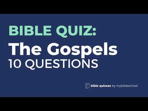 The Gospels Bible Quiz | 10 Trivia Questions - YouTube