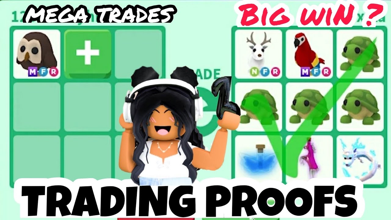 I Traded away My Mega Owl And Mega Parrot In Adopt Me Trading - YouTube