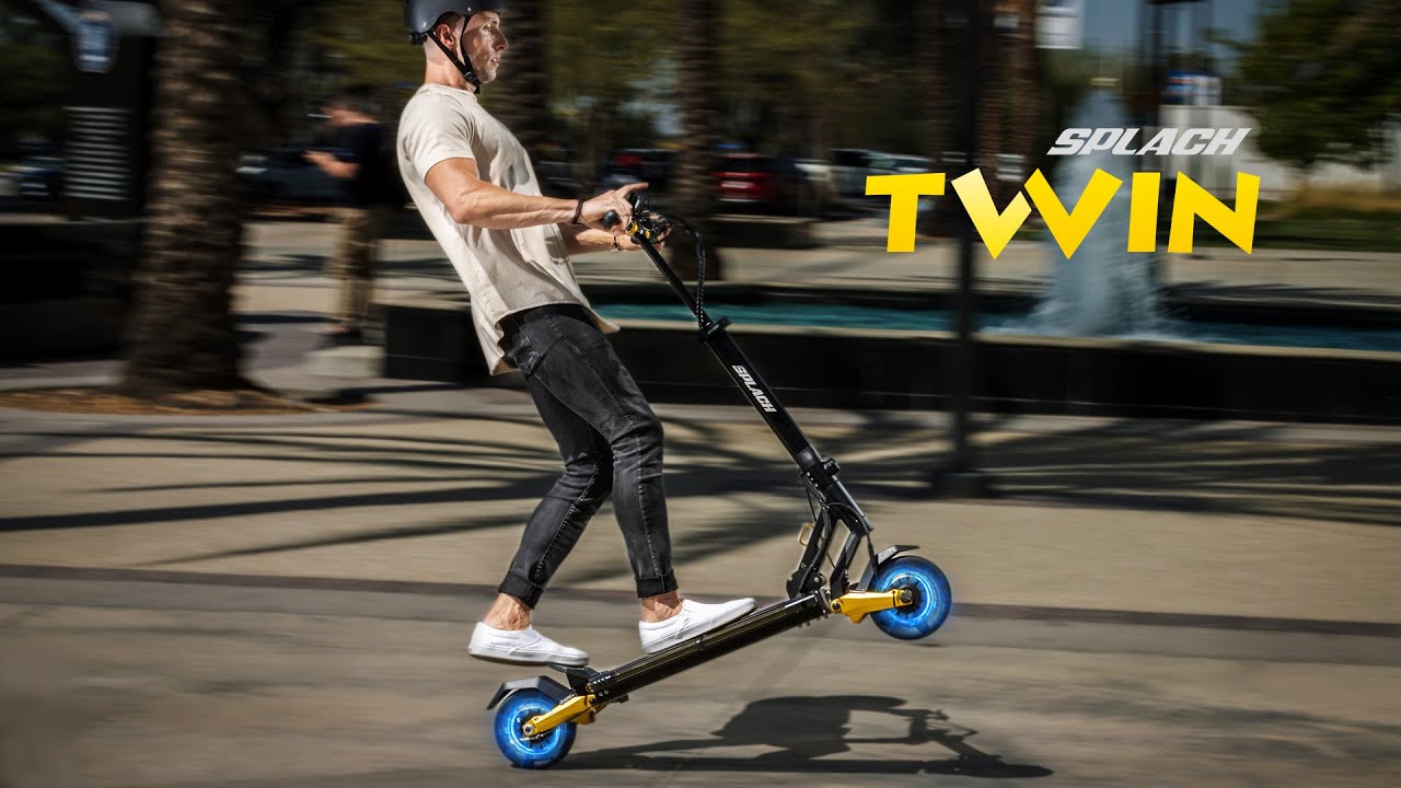 SPLACH TWIN: A Premium Dual-Motor Budget E-Scooter Maxes Out 1000Wx2 ...