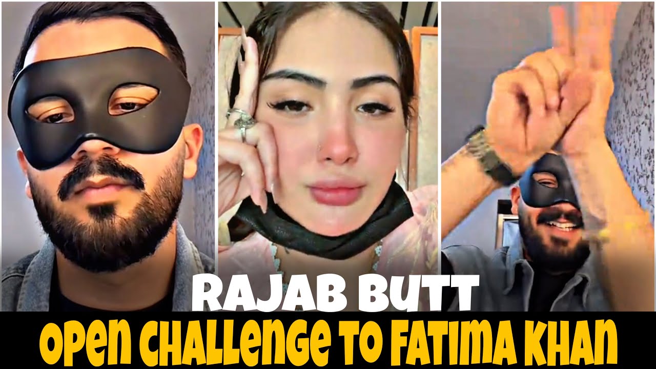 Rajab butt reply to fatima khan|| Who started Controversy || open ...