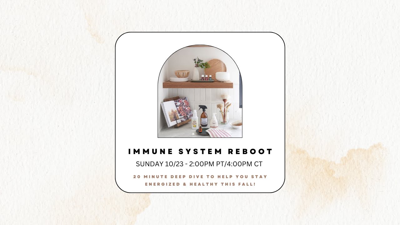 Immune System Reboot - YouTube