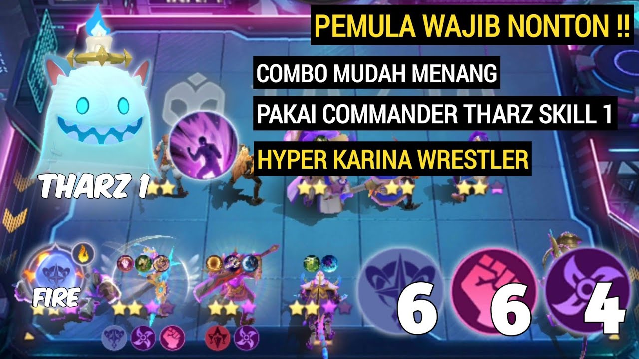 COMBO MUDAH MENANG PAKAI COMMANDER THARZ SKILL 1 I NEW GAMEPLAY THARZ 1 ...