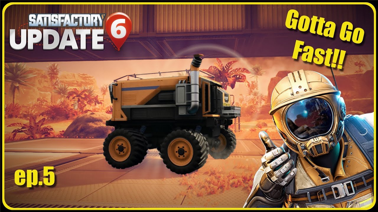 Long Range Resource Transportation - Satisfactory ep5 - YouTube