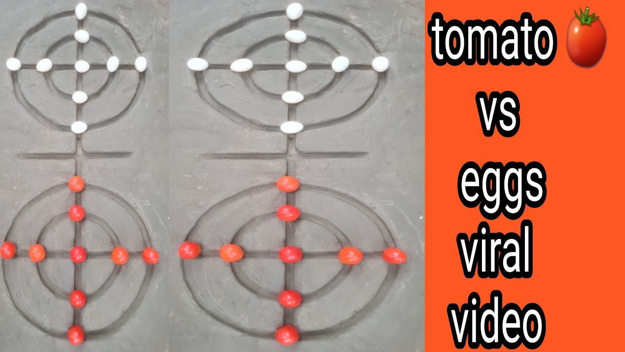 Tomato vs eggs viral Village games #funny #challenge #comedy #gameplay ...