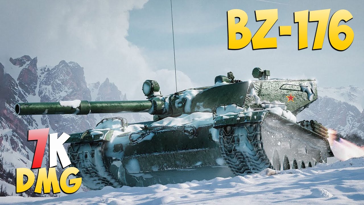 BZ-176 - 4 Kills 7K DMG - His first! - World Of Tanks - YouTube