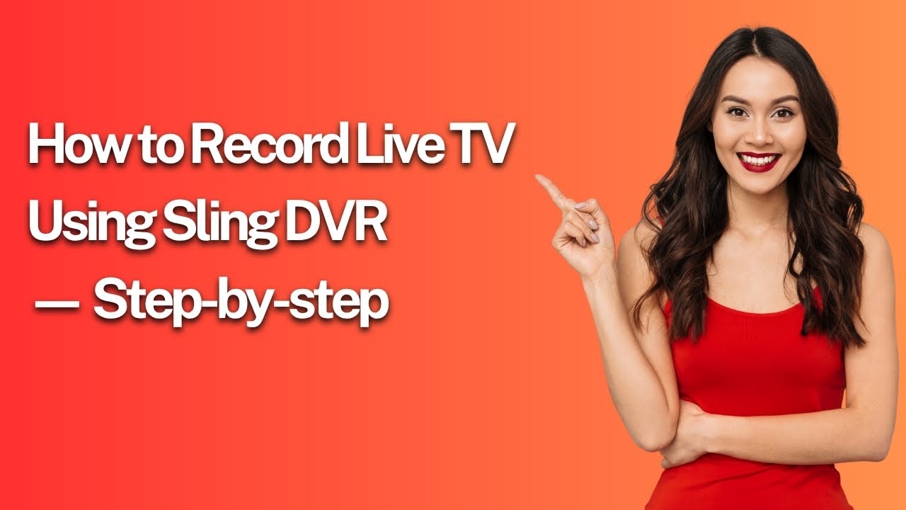 How to Record Live TV Using Sling DVR — Step-by-step - YouTube