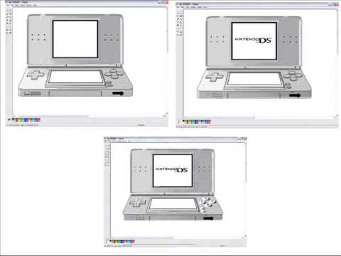 DS Lite on Microsoft paint - YouTube