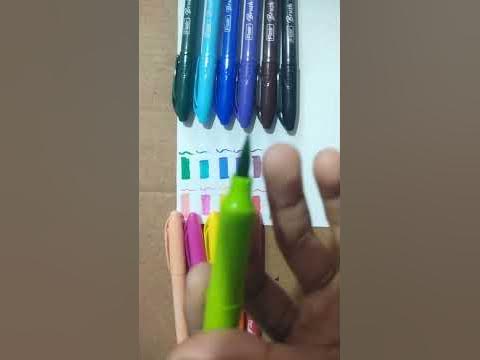 unboxing flair brush pens - YouTube