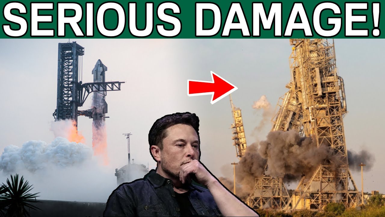 Starship Launch Caused Serious Damage To The Launch Pad! - YouTube