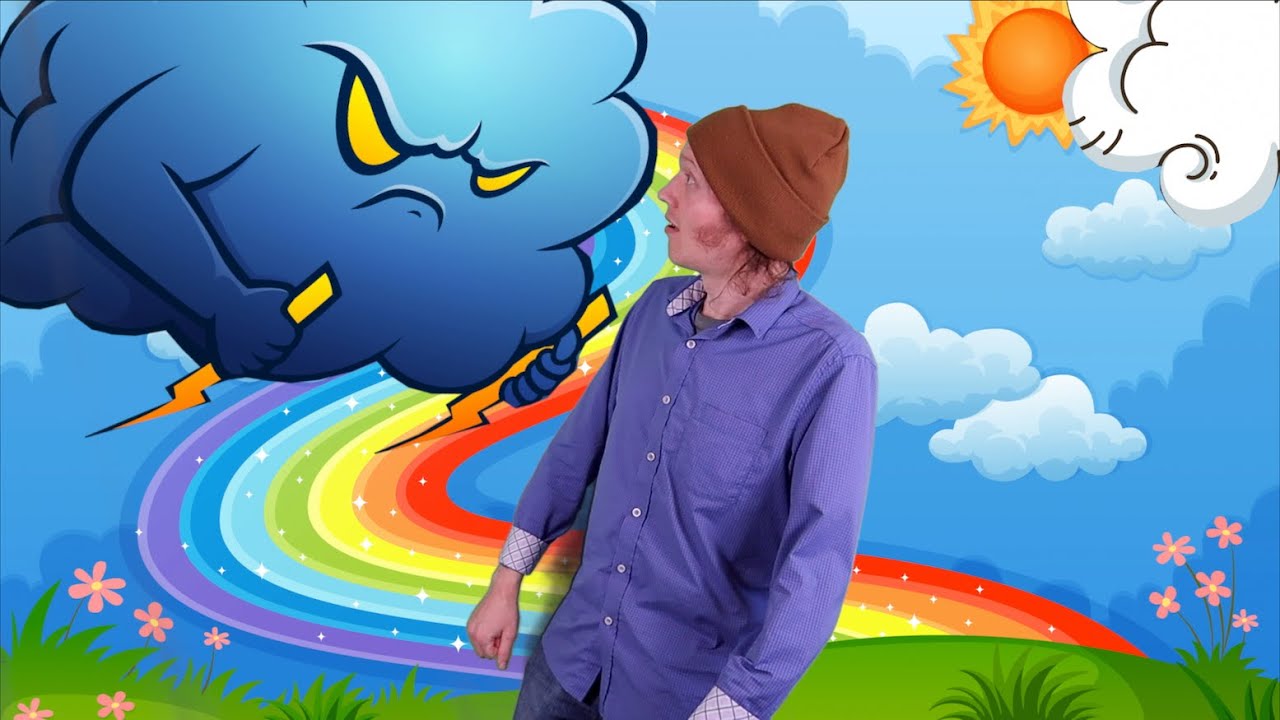Weather Alert! Storm clouds! Thunder! Rain! Sunny playtime! Learn ...