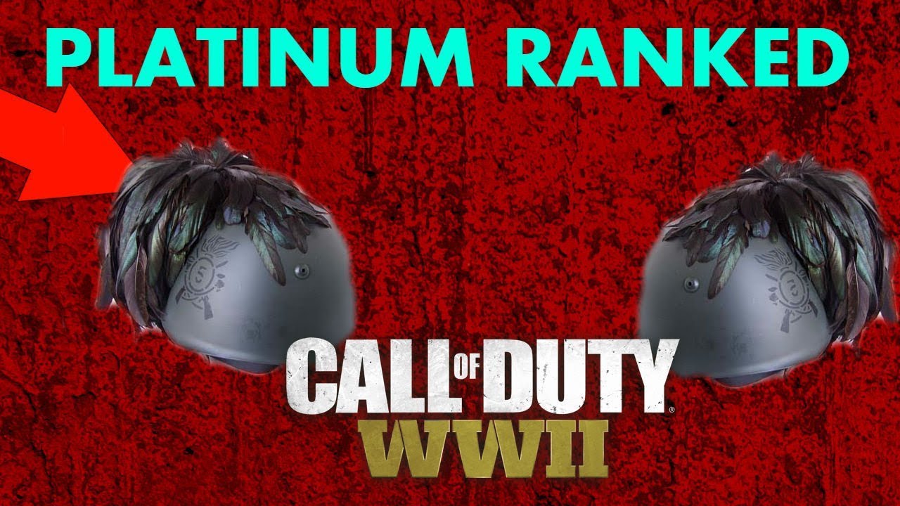 CALL OF DUTY WW2 RANKED PLAY|PLATINUM PLAYER| - YouTube