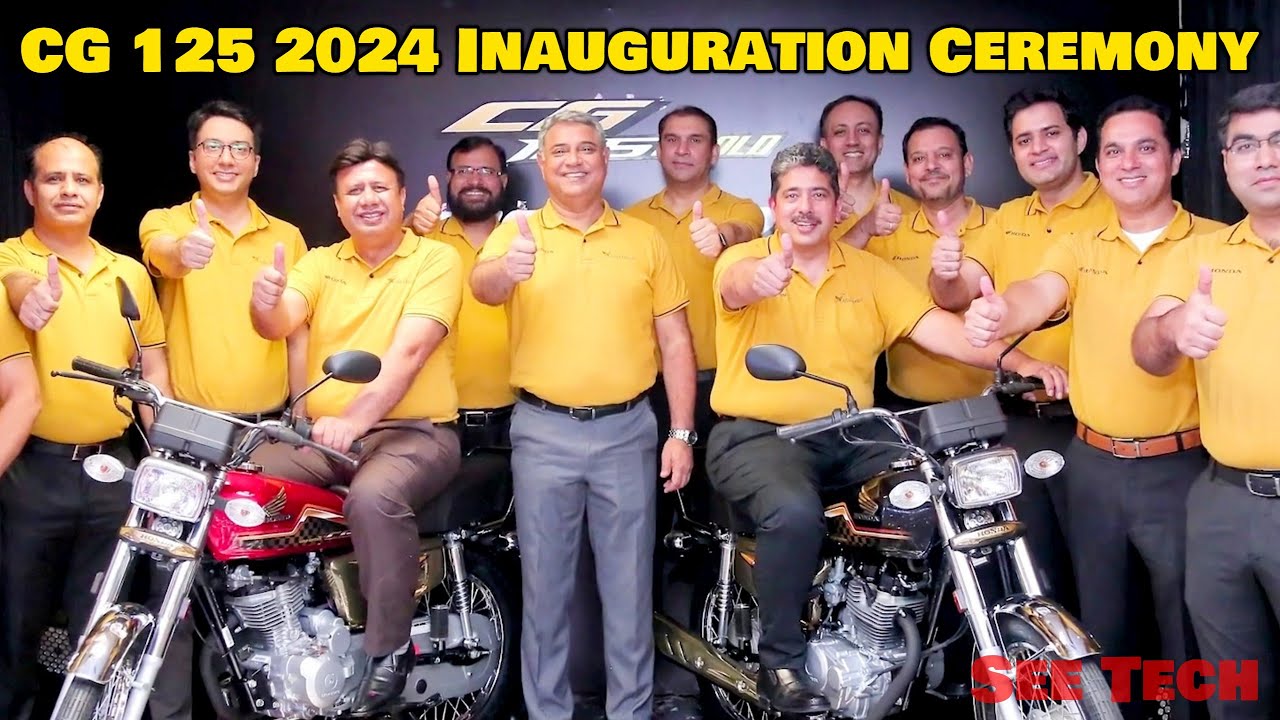 Honda CG 125 2024 Model & Honda CG 125 Gold Edition Official Launch ...