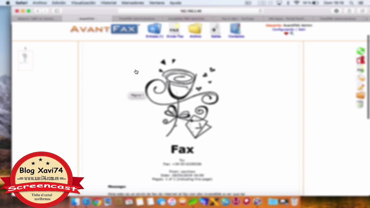 AvantFax y Asterisk - YouTube