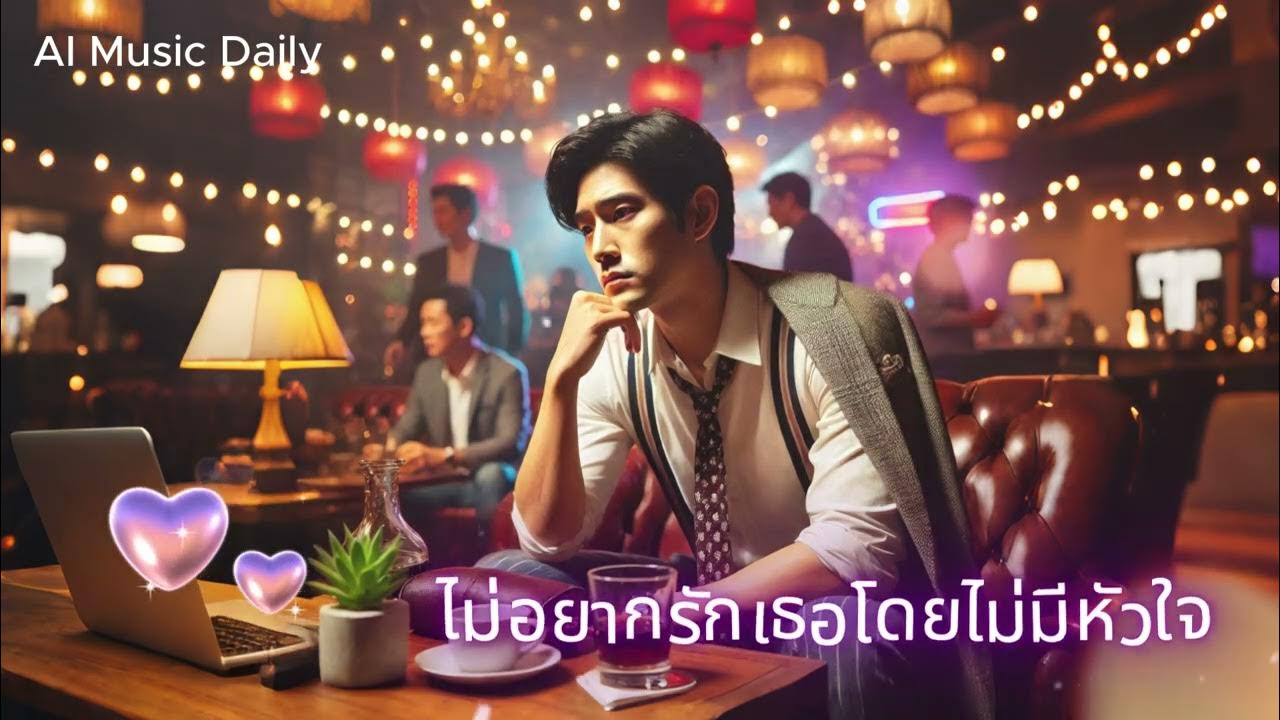 ไม่อยากรักเธอโดยไม่มีหัวใจ - Tetsuya Ichirou | AI Music Daily TH - YouTube