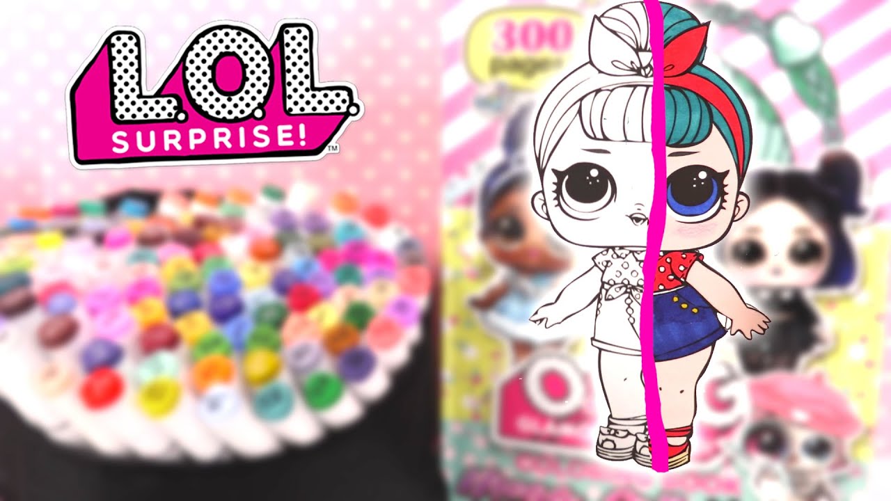 Coloriage pour fille Poupées LOL BB Bop - YouTube