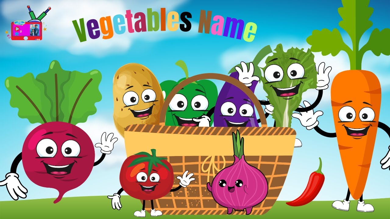 Vegetables - Learn Vegetables with Nursery Rhyme and Kids Song ...
