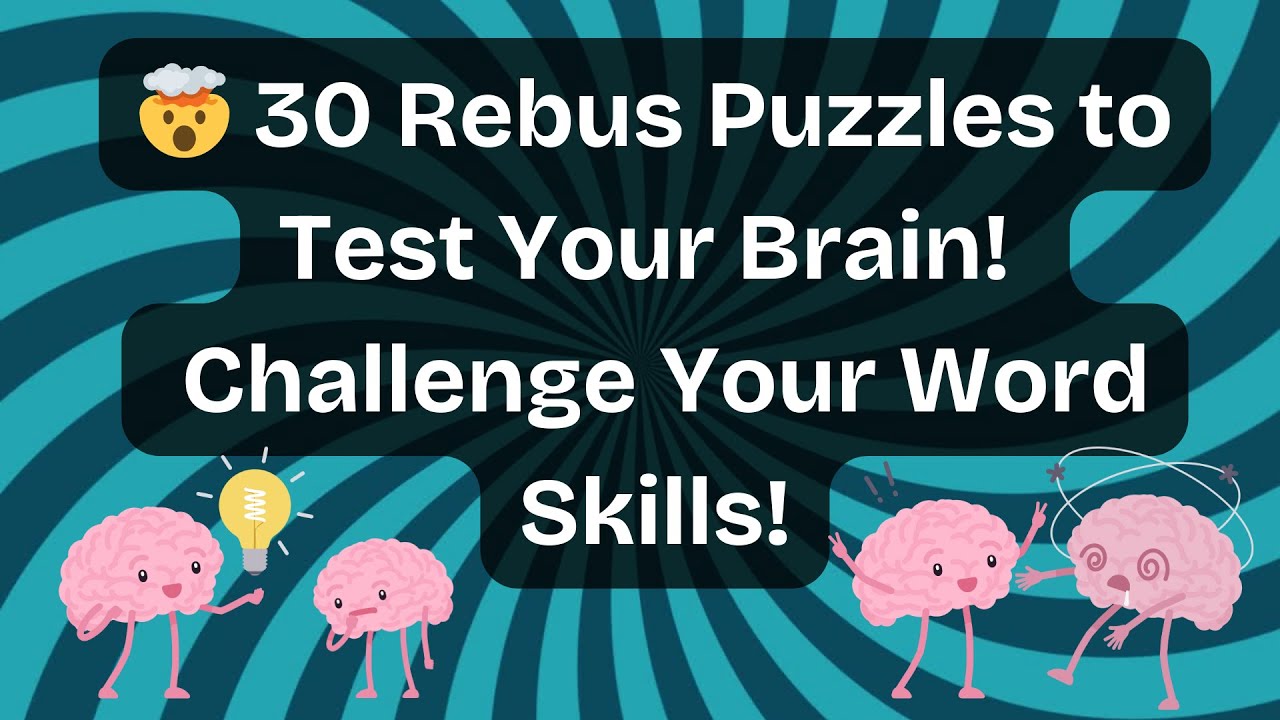 🤯 30 Rebus Puzzles to Test Your Brain! Challenge Your Word Skills ...