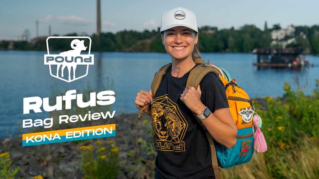 My Pound Rufus Bag | Kona Montgomery Disc Golf Review - YouTube