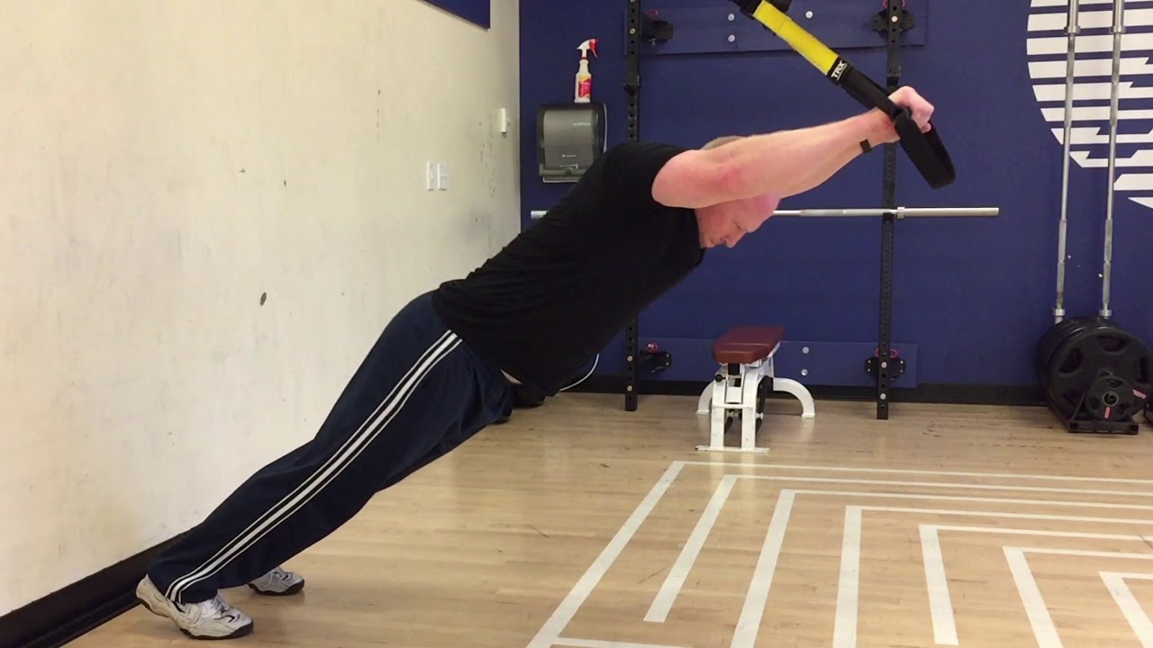 TRX Straight Arm Pulldown - YouTube