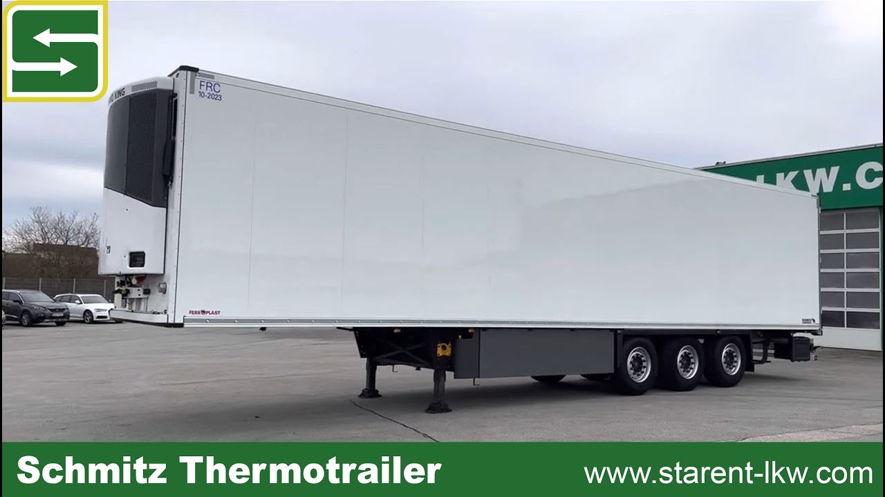 Schmitz Thermotrailer, Thermo King SLXi300, Blumenbreit, Palka, TR23009 ...