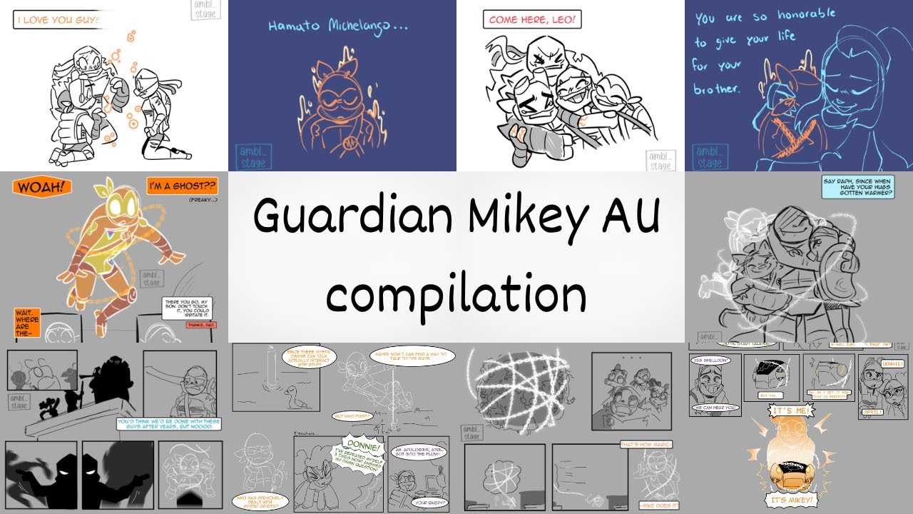 Guardian Mikey AU (ROTTMNT comic dub) Compilation - YouTube
