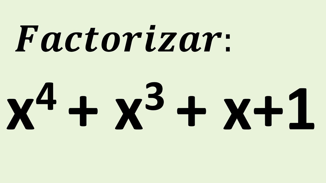 Como Factorizar Un Polinomio De Grado 4 Sin Ruffini YouTube como-factorizar-un-polinomio-de-grado-4-sin-ruffini-youtube