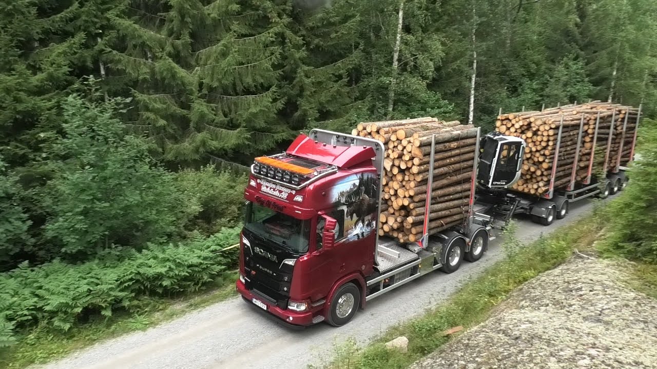 Scania R660 6X4 XT Loading & Gets Unloaded - YouTube