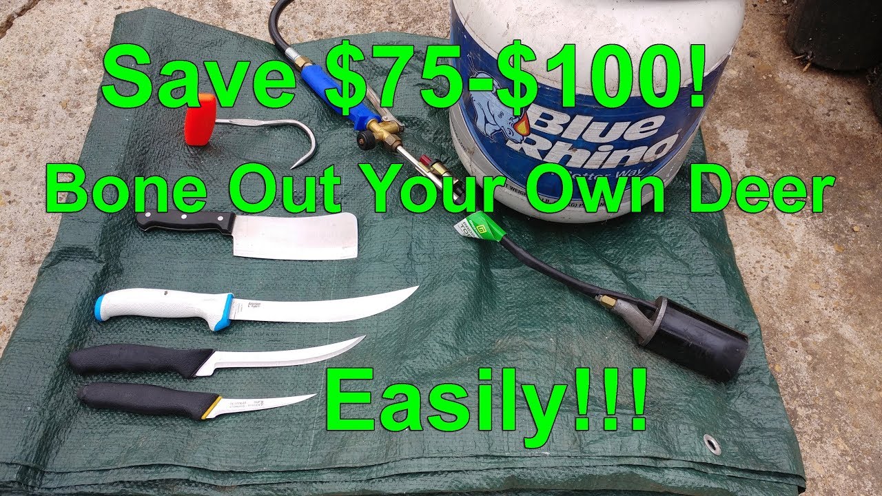 How To Process/Bone Out Your Deer At Home-With Minimal Equipment - YouTube