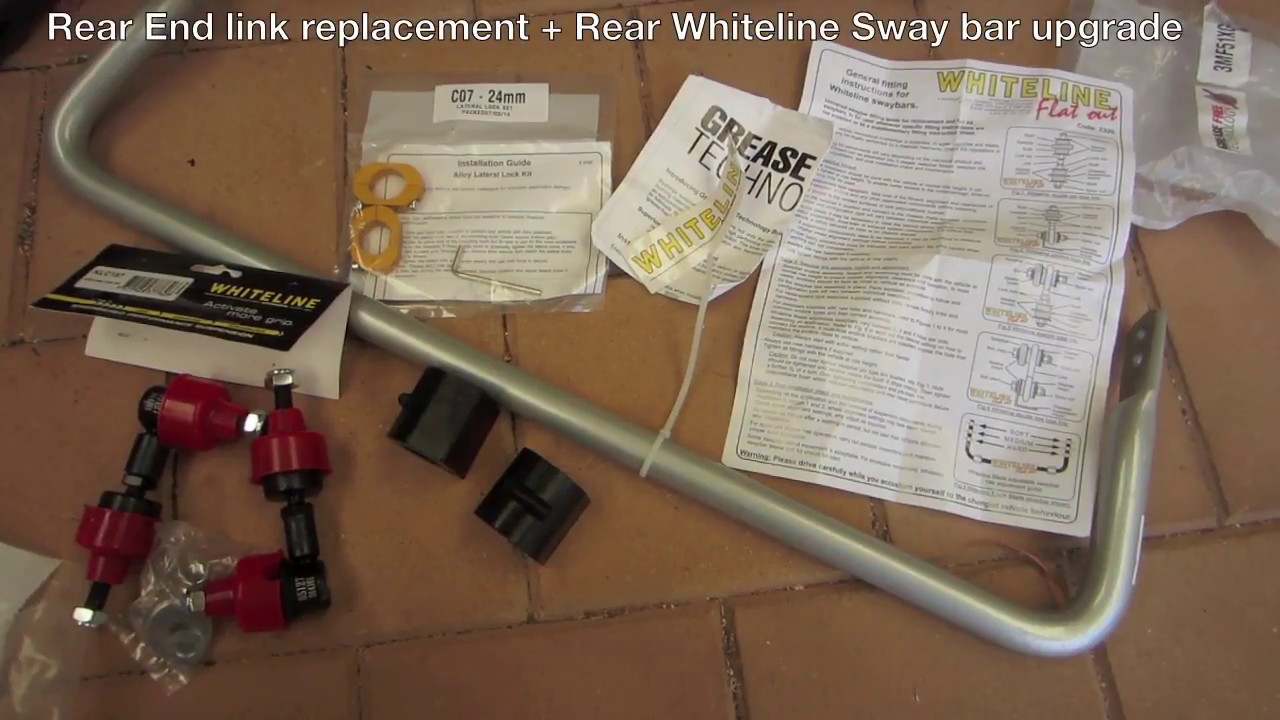 MAZDA 3 Rear End links Whiteline Sway bar BK SP23 - YouTube