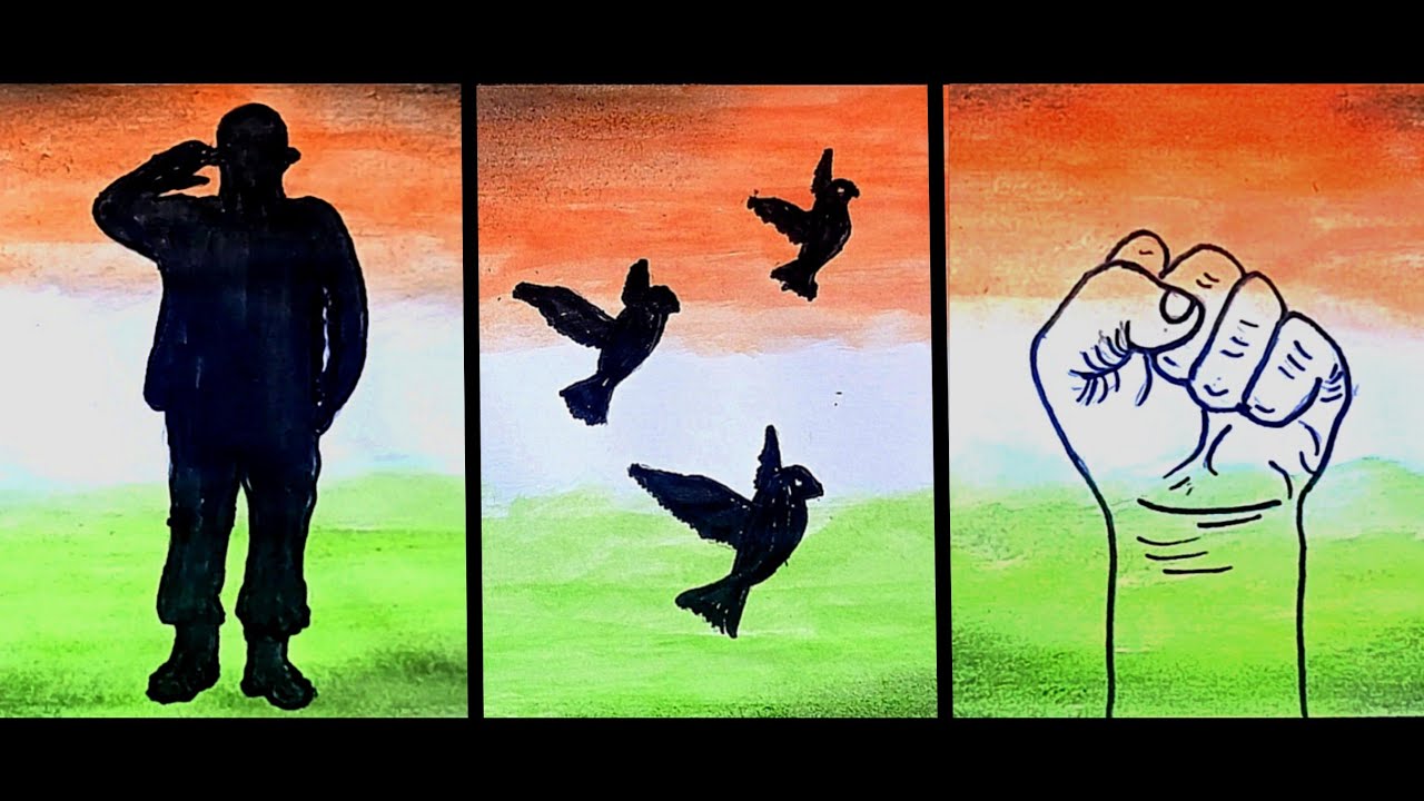 Easy drawing ideas for indipendence day ||Mr.US ART - YouTube