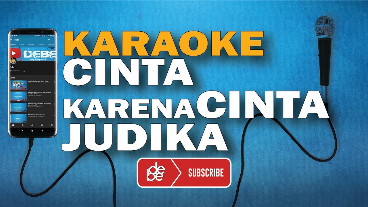 Karaoke Judika - Cinta Karena Cinta ( Slow Akustik ) - YouTube Music