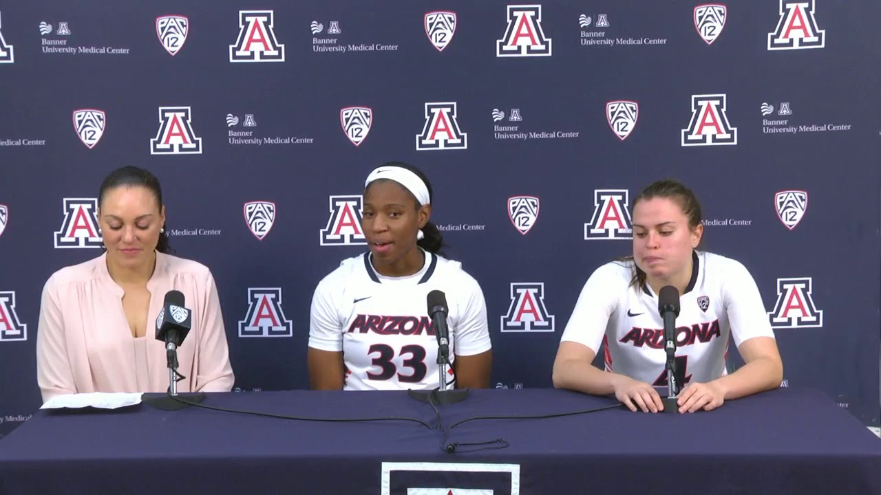 Arizona Women's Basketball Press Conference - YouTube