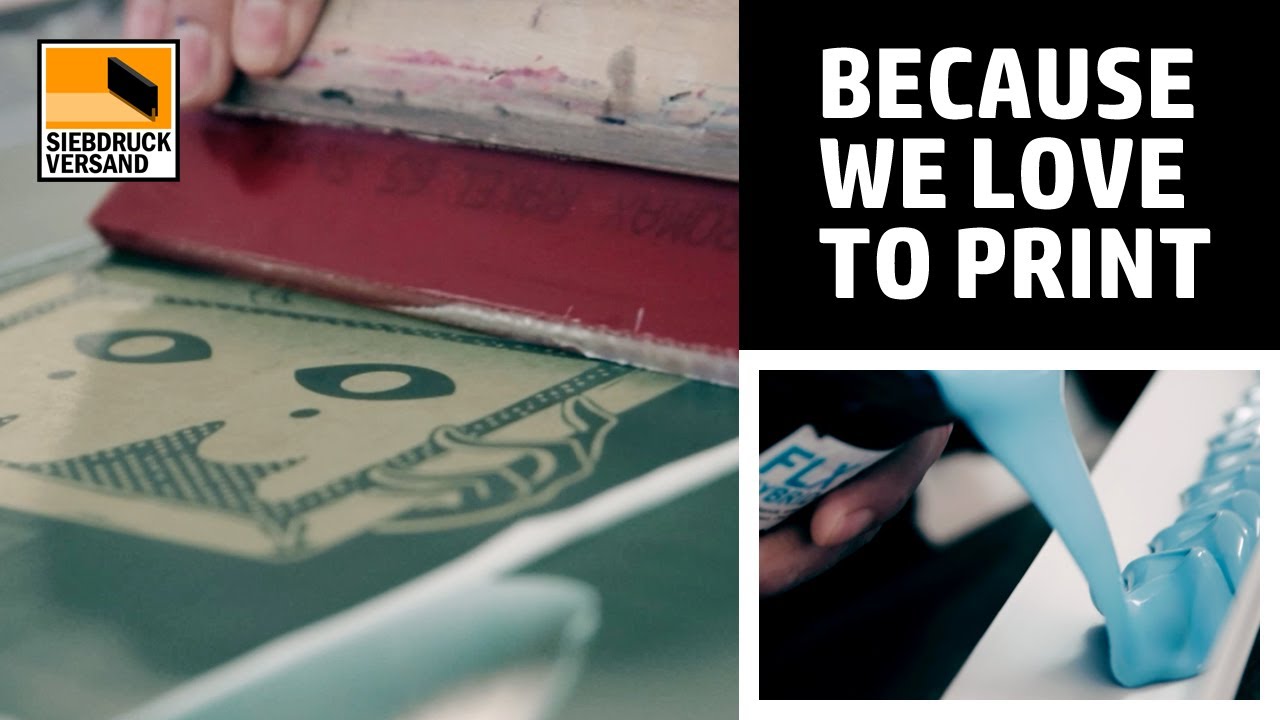 Enjoy the magic of the whole screen printing process in 1 minute! - YouTube