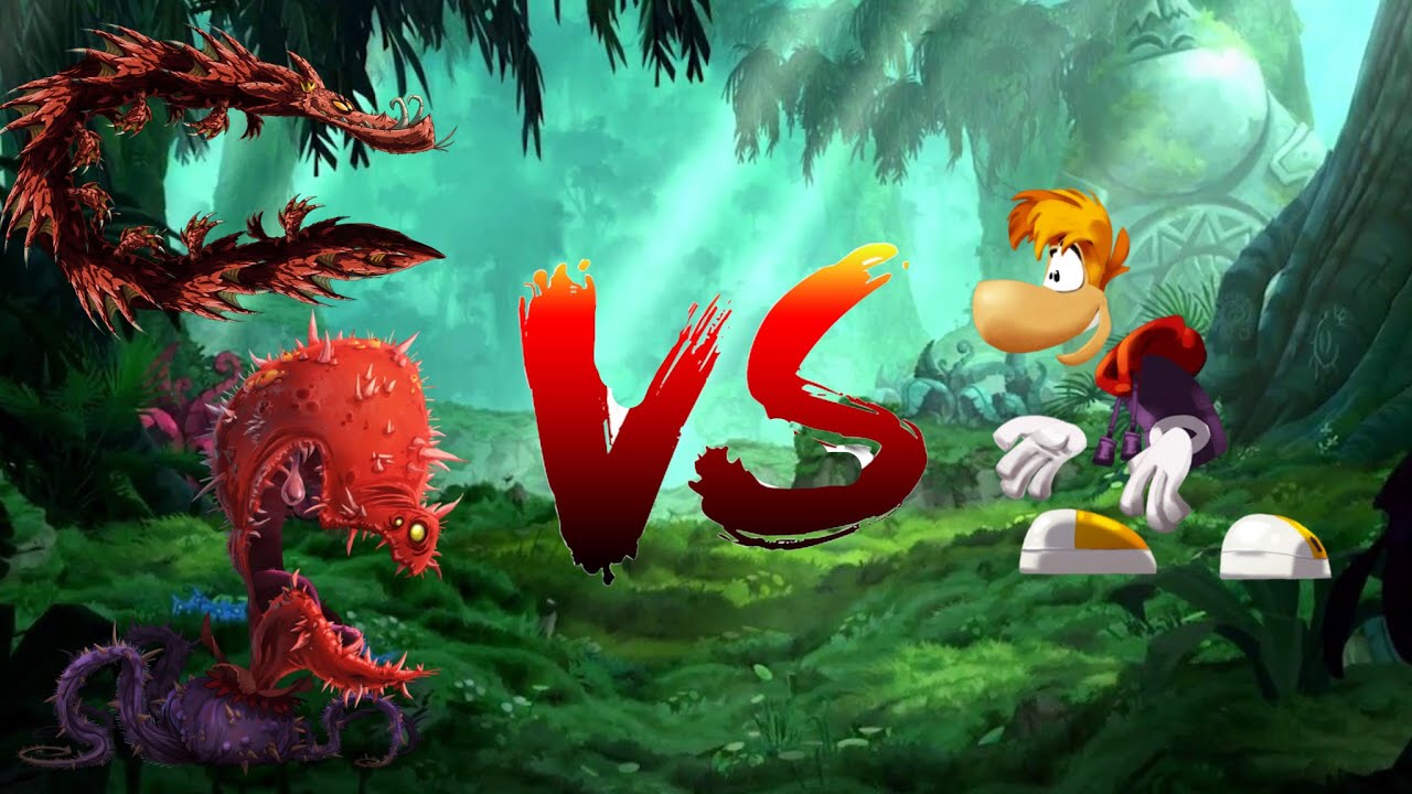 red rayman all bosses - YouTube