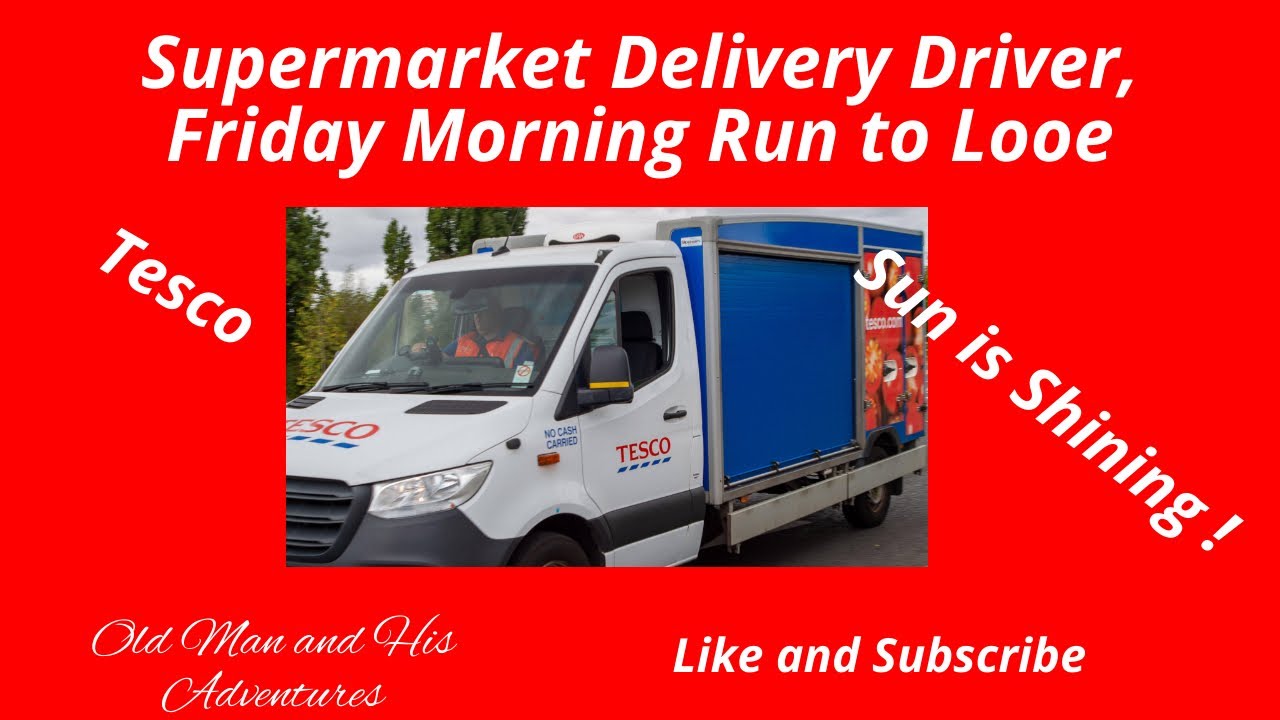 Supermarket Delivery Driver Friday Morning Run to Looe Cornwall, - YouTube