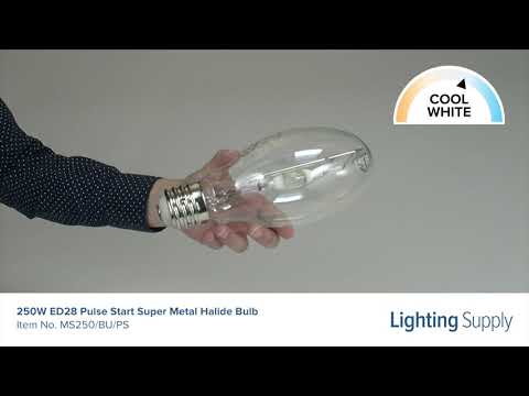 Philips 250W ED28 Pulse Start Super Metal Halide Bulb (MS250/BU/PS)