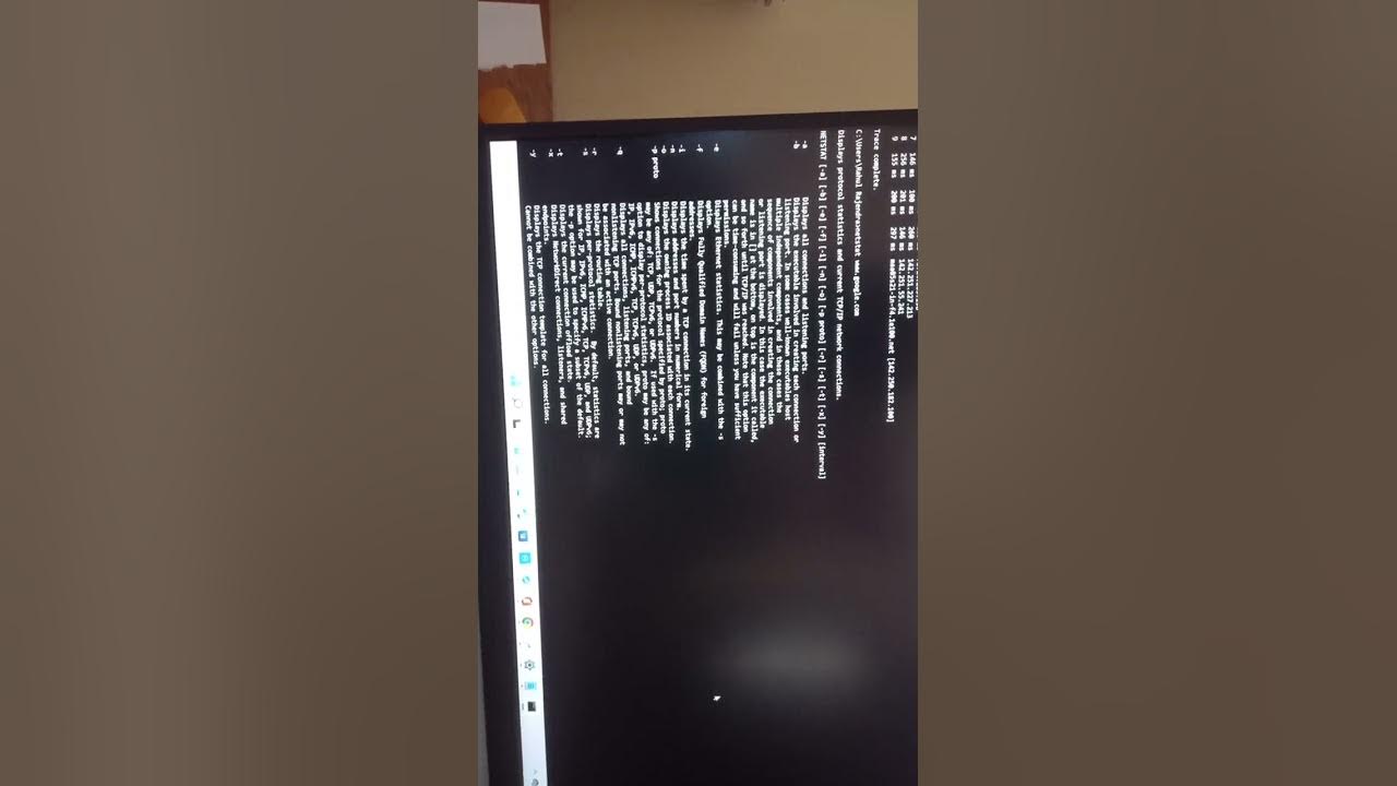 Execute the following command arp,ipconfig,hostname,netdiag,netstat,nslookup,pathping,ping,route ...