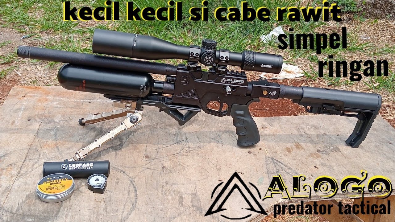 TERBARU!! PCP PREDATOR BOCAP MINI ALOGO TACTICAL POPOR LIPAT||review ...