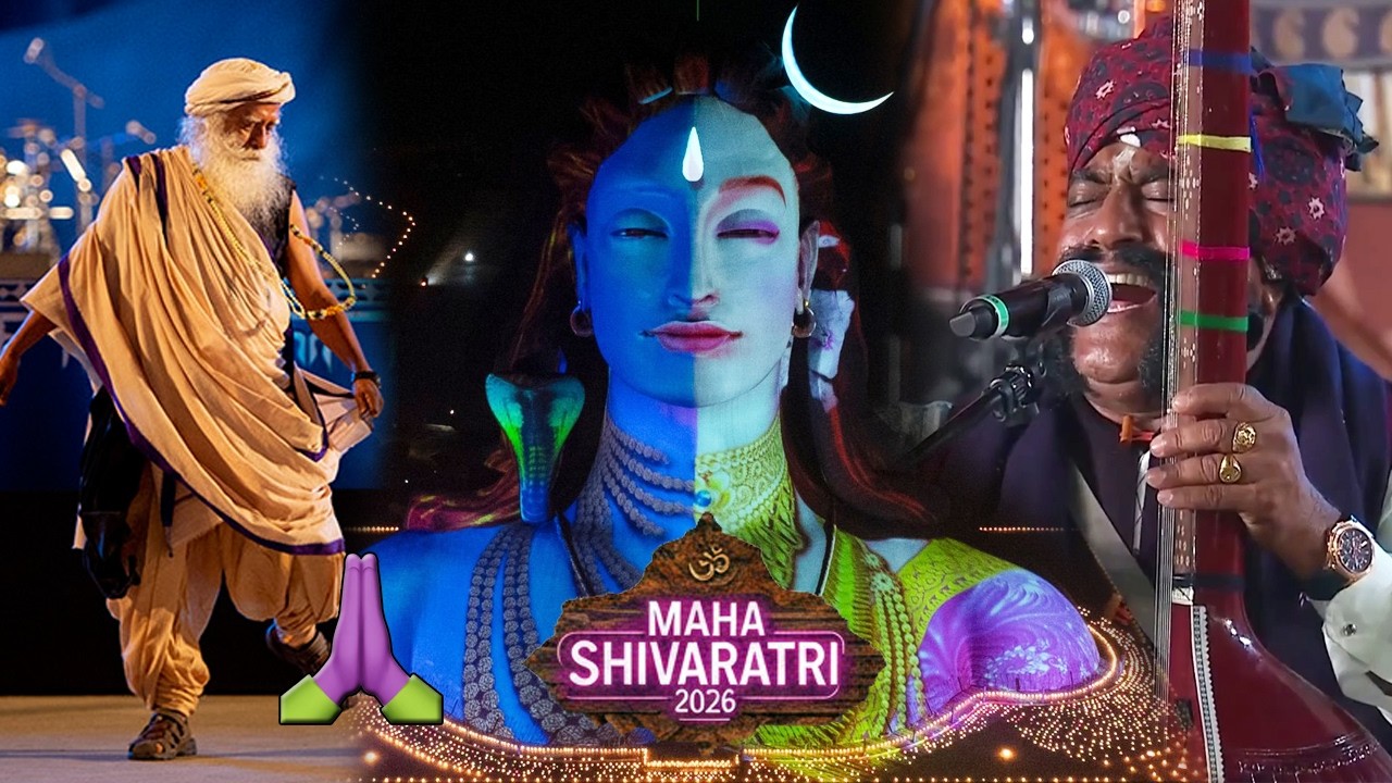 Maha Shivaratri 2026 | Mooralala Marwada Live Performance at Isha ...