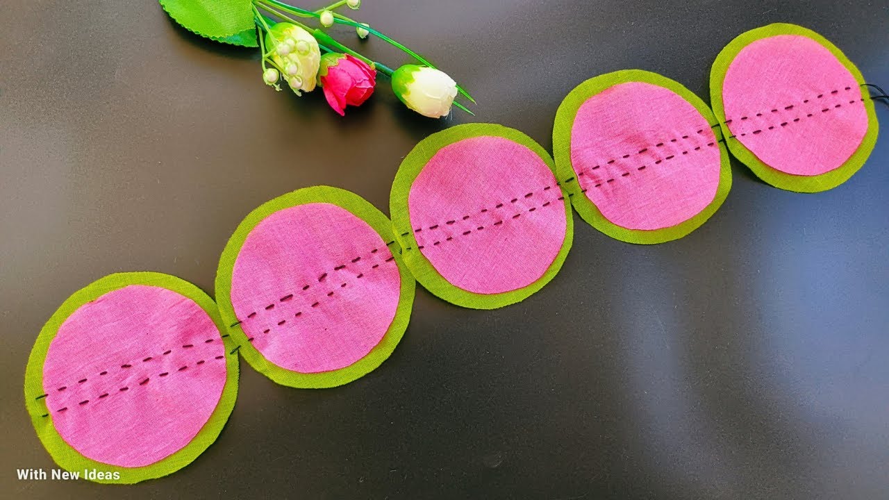 Wow!!!💕💕💕 Adorable Lovely Fabric Art For Craft Lover Detail Tutorial ...