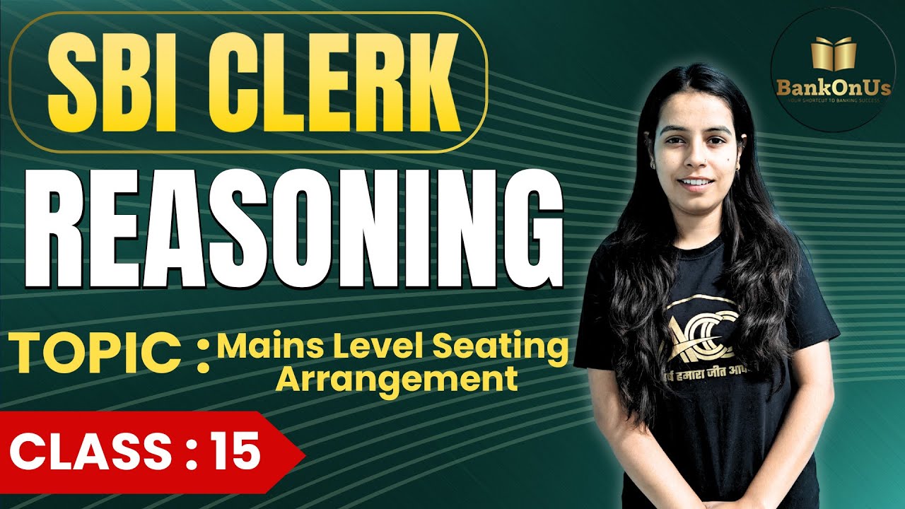 Class 15: Reasoning | Target SBI Clerk 2025-26 | Free Regular Classes | Rishika Ma'am | Bank On ...