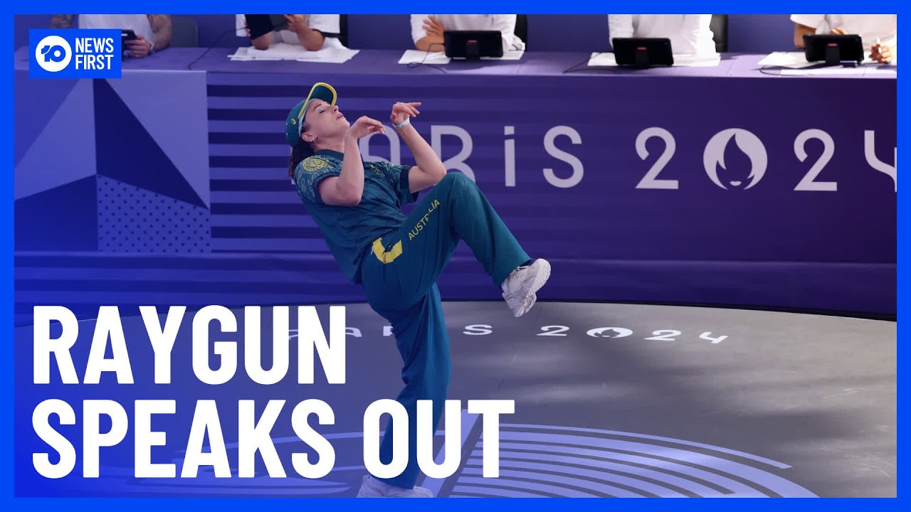Controversial Olympic Breaker Raygun Speaks Out | 10 News First - YouTube