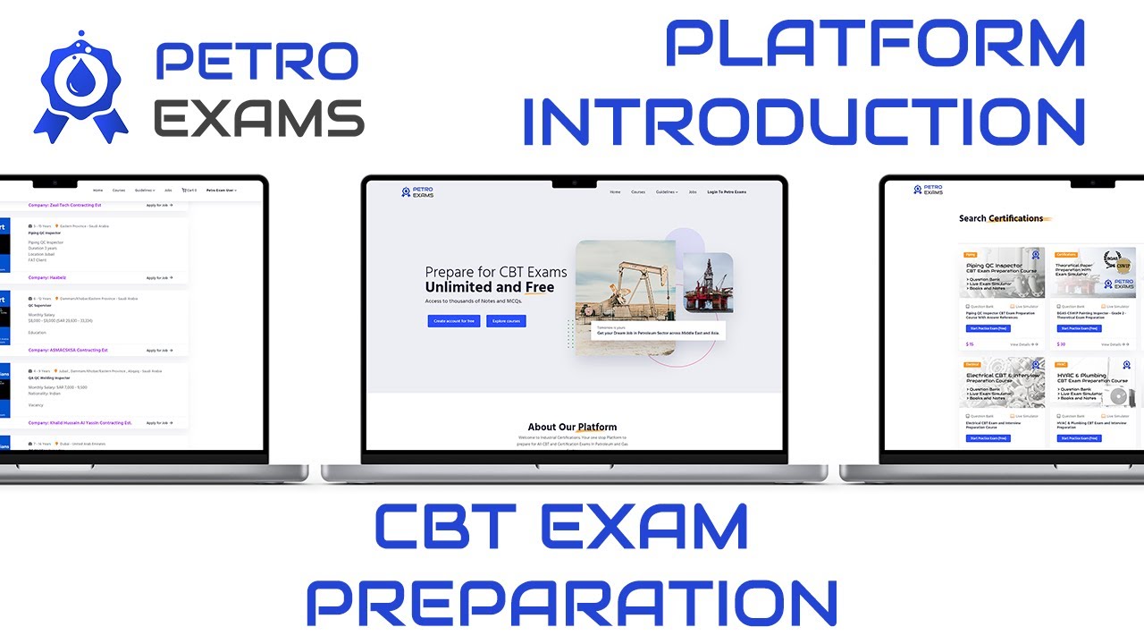 PetroExams Introduction - A Platform to Prepare for CBT Exams - YouTube