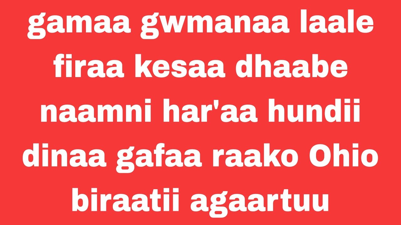 mansur jamal oso America 🇺🇸 demin duraa malqaa qofun bekamaa - YouTube