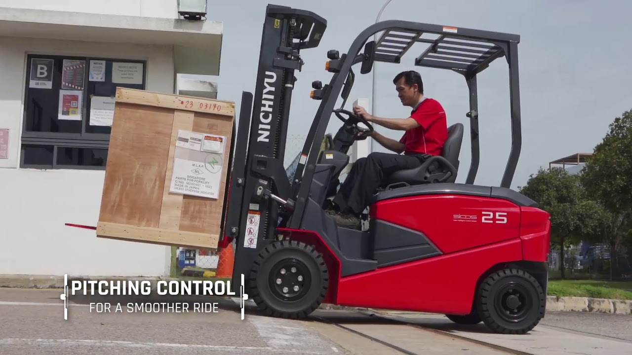 Nichiyu Electric Forklift Truck - YouTube